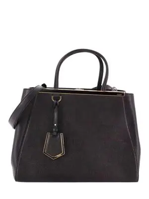 FENDI 2jours Bag Leather Medium Tote Bag