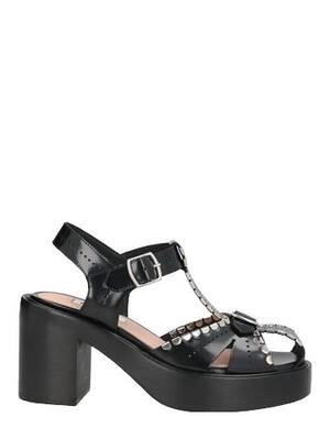 Bally Sandals Size Calfskin - Black