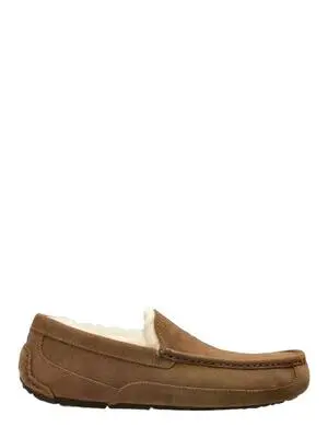 UGG Ascot Calf Suede Loafers - Brown