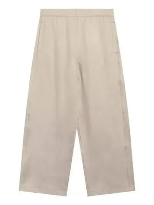 Max Mara Elasticated-waist Wide-leg Trousers - Neutrals