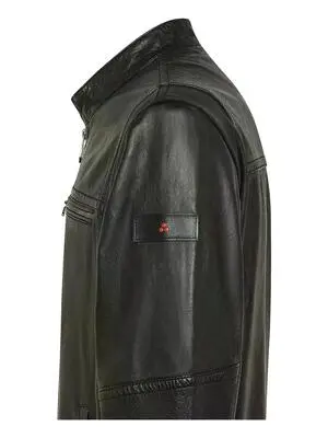PEUTEREY Zip-up Leather Jacket
