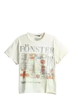 SAITOS Fonster Raw-cut T-shirt - Grey