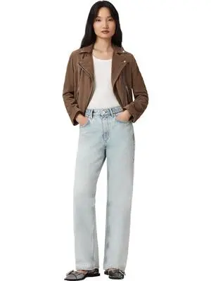 ALLSAINTS Brooklyn Straight Leg Jeans - Blue