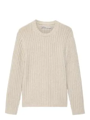 ALLSAINTS Liev Ribbed Crew-neck Sweater - Grey