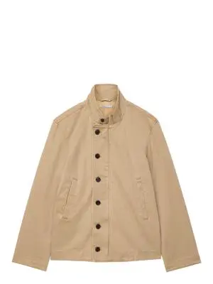 ALLSAINTS Enfield Stretch-cotton Deck Jacket - Brown