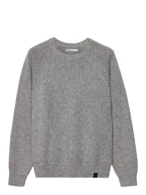 ALLSAINTS Cove Relaxed-fit Wool-blend Sweater Grey
