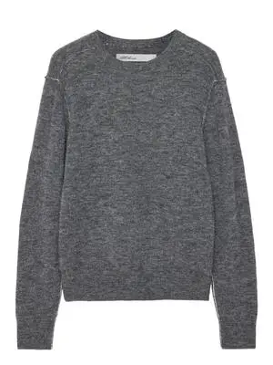 ALLSAINTS Soren Alpaca-blend Crew-neck Sweater - Grey
