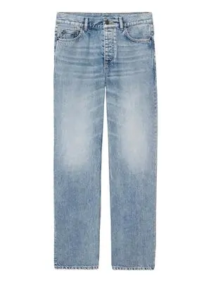 ALLSAINTS Cohen Mid-rise Straight Leg Jeans - Blue