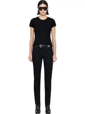 ALLSAINTS Miller Mid-rise Skinny Stretch Jeans - Black