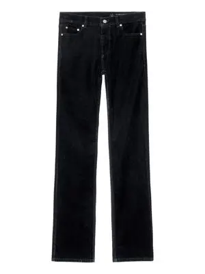 ALLSAINTS Eve Flocked Denim High-rise Bootcut Jeans