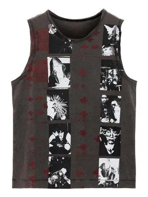 ALLSAINTS Jenny Cards Slim-fit Tank Top - Black