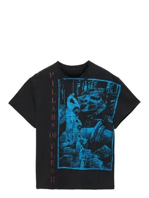 ALLSAINTS Addi Pillars Regular-fit T-shirt - Black