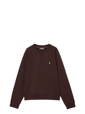 ALLSAINTS Harlow Ramskull Raglan Sweatshirt - Red