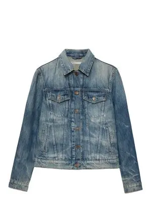 ALLSAINTS Regular-fit Denim Trucker Jacket - Blue