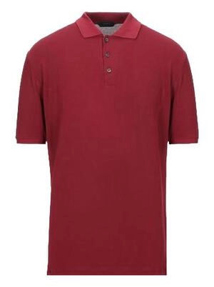 ZANONE Polo Shirt Size Cotton - Red