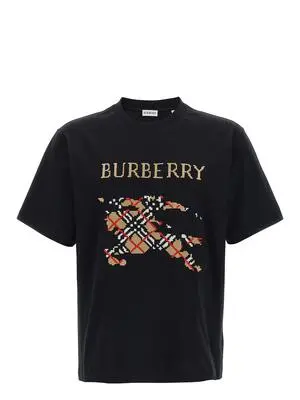 Burberry Cross Stitch T-shirt - Black