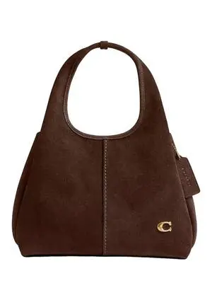 COACH 23 Lana Suede Shoulder Bag - Brown