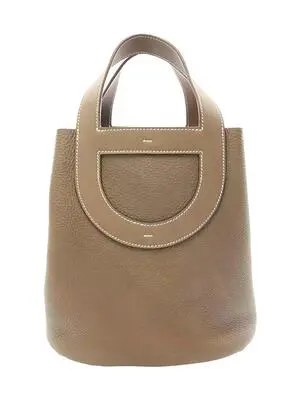 Hermès 2025 Clemence And Swift In The Loop 23 Handbag - Brown