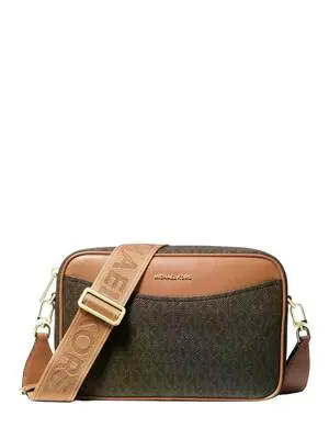 Michael Kors Large Shoulder Bag With Exclusive Bev Logo - Brown