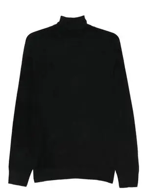 Marc O'polo Roll-neck Wool Sweater - Black