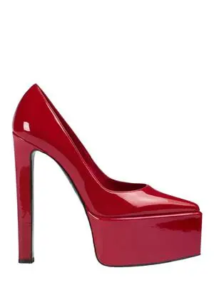 LE SILLA Lily Platform Pumps Red