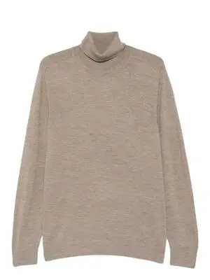 Marc O'polo Roll-neck Wool Sweater - Neutrals