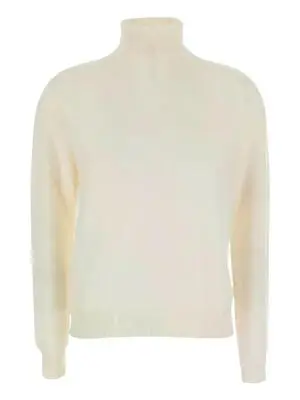 SOLOCASCMIR Roll-neck Knitted Sweater - Neutrals