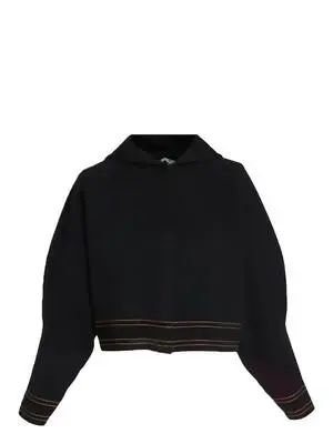 MAX MARA Contrast-stitch Hooded Cardigan