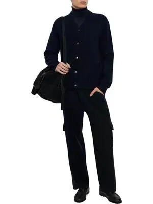 LISA YANG Fenris V-neck Cardigan - Blue