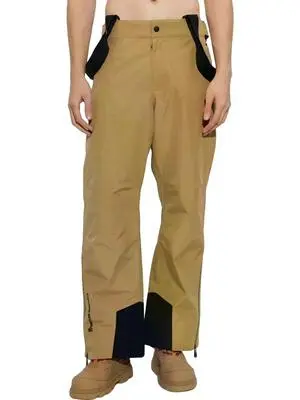 Moncler Insulated Gore-tex Logo-print Ski Pants - Neutrals