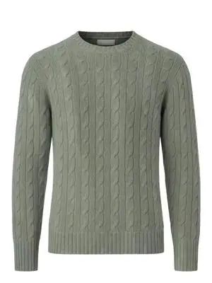 DRUMOHR Cable-knit Cashmere Sweater - Green
