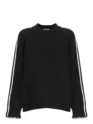 OLIVER LATTUGHI Whipstitch-trim Sweater
