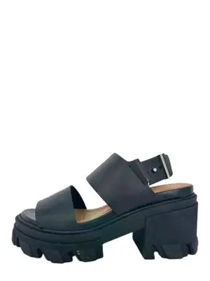 GANNI 2020s Cleated Leather Sandals