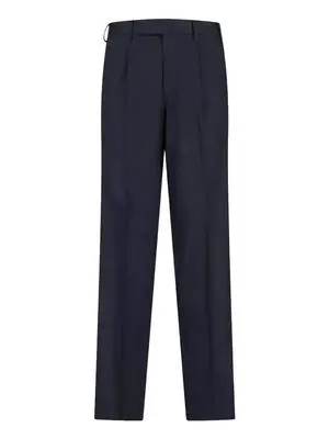 PT TORINO Pleated Tailored Trousers - Blue
