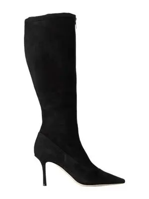 JIMMY CHOO Jozi 85 Suede Boots - Black