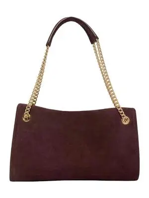 Orciani Small Venus Nabucco Leather Shoulder Bag Red