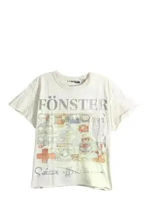 SAITOS Fonster Raw-cut T-shirt - Grey