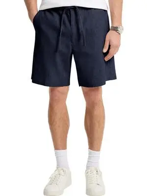 MICHAEL KORS Linen Blend Shorts In - Size S By