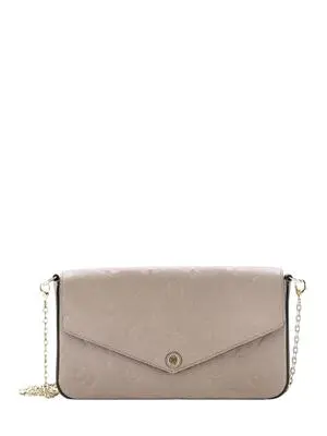LOUIS VUITTON Felicie Pochette Monogram Empreinte Leather Crossbody Bag - Neutrals