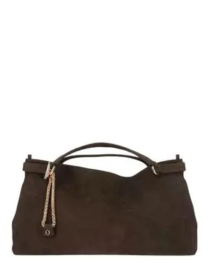 ORCIANI Midi Virgo Nabucco Suede Tote Bag