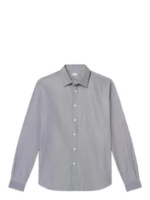 TOTEME Striped Cotton-poplin Shirt - Gray
