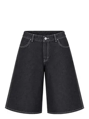 GUNDA HAFNER LTD Dark Unwashed Denim Jorts