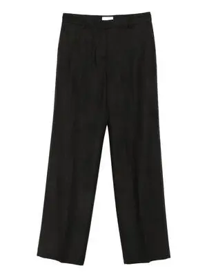 CELLAR DOOR Straight-leg Wool Trousers - Grey