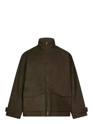 ANOTHER ASPECT High-neck Flap-pocket Jacket