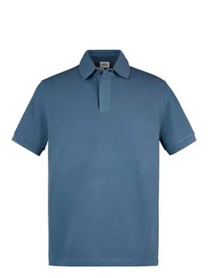 TOD'S Polo Shirt In Piquet - Blue