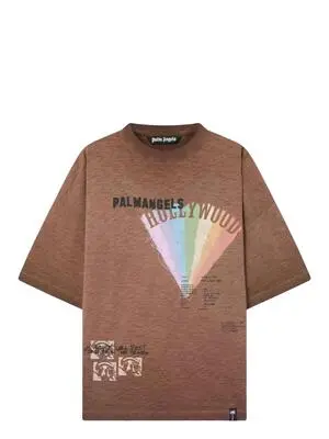 Palm Angels Graphic-print T-shirt - Brown