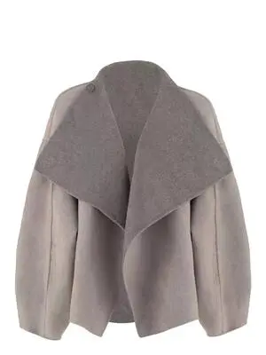 THE FRANKIE SHOP Onelle Reversible Belted Coat Neutrals