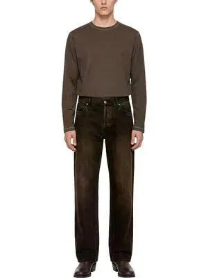 ANOTHER ASPECT Faded-effect Jeans