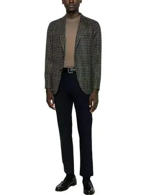 Canali Crew-neck Short-sleeve Sweater - Neutrals