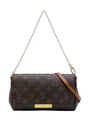 LOUIS VUITTON 2015 Monogram Favorite Pm Satchel - Brown